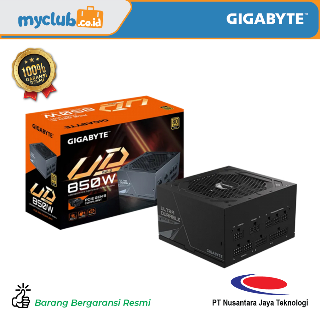 Jual Gigabyte Power Supply UD850GM PG5 850W 80 Plus GOLD GP-UD850GM PG5 ...