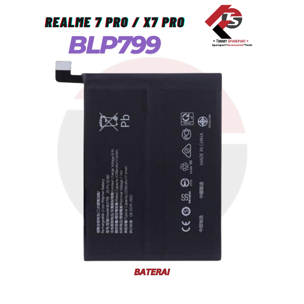 Jual BATERAI OPPO REALME 7 PRO / X7 PRO BLP799 KUALITAS ORIGINAL ...