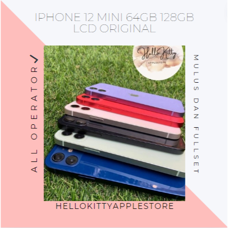 Jual ip 12 mini 64gb 128gb fullset lcd original mulus bukan refurbish / rekondisi | Shopee Indonesia