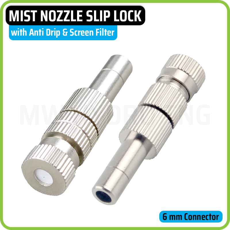 Jual Mist Nozzle Slip Lock with Anti Drip and Screen Filter | Nozel ...