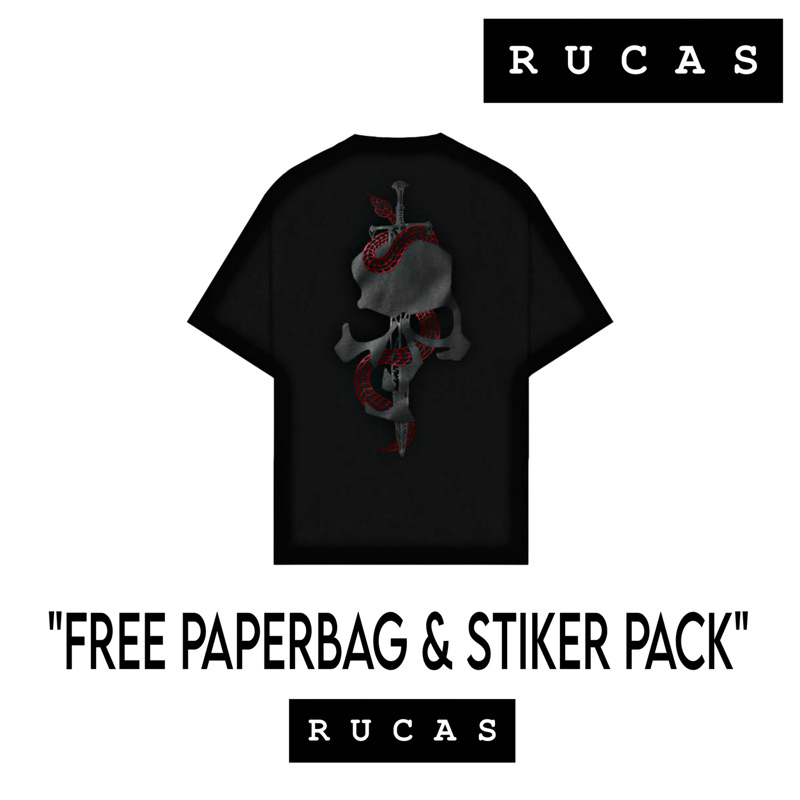 Jual [ORIGINAL] RUCAS “YEAR OF SNAKE” Skeleton Tee YEAR OF SNAKE ...