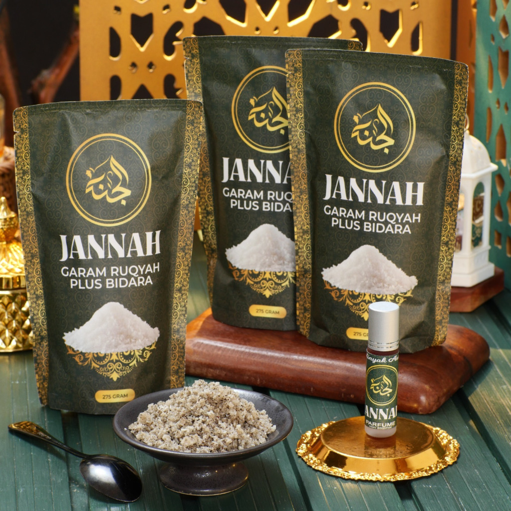 Jual Jannah Garam BIDARA paket isi 3 Ruqiyah ORIGINAL Plus Bidara 275 ...