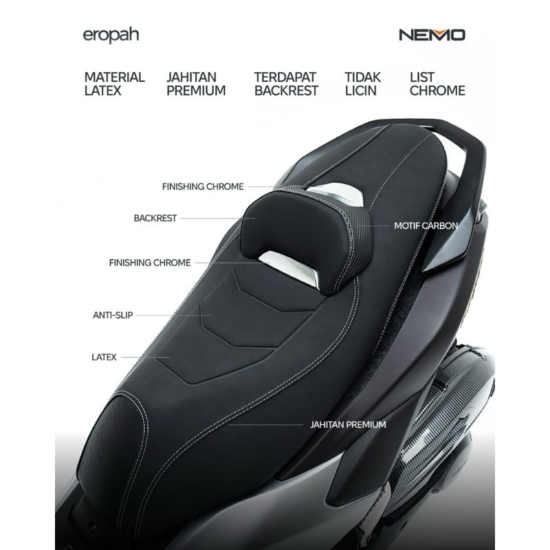 Jual JOK NEMO MODEL JOK EROPA YAMAHA NMAX NEO NMAX TURBO | Shopee Indonesia