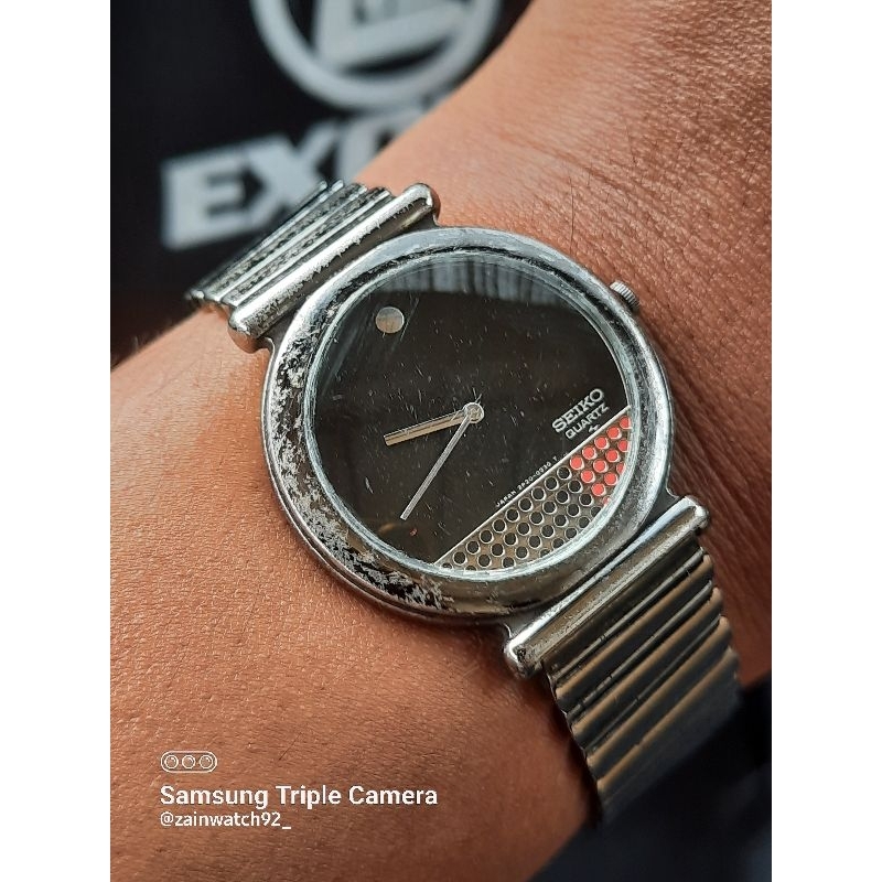 Jual Seiko Quartz 70s 2p20-0070 Black dial Vintage Rare ORIGINAL ...