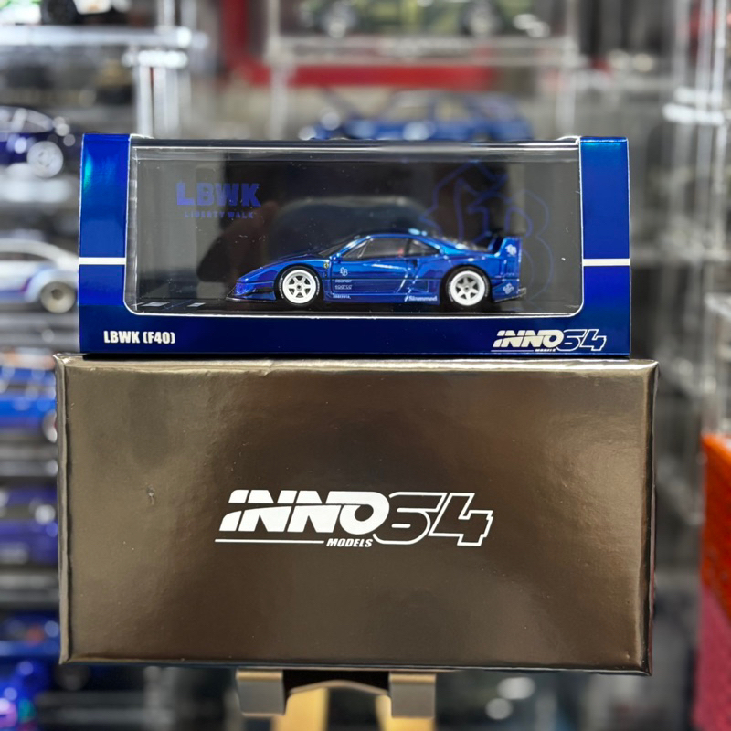 Jual INNO64 - LBWK F40 Chrome Black [CHASE Unsealed] | Shopee Indonesia