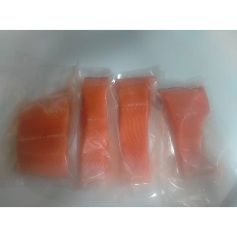Jual salmon frozen 1 kg/salmon frozen/salmon fillet 1 kg | Shopee Indonesia