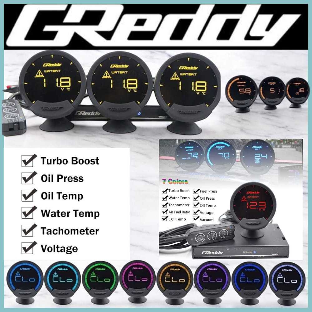 Jual Indikator Greddy Sirius Digital 7 warna INDIKATOR HI SENSOR ...