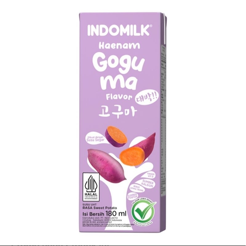 Jual Indomilk Haenam Susu UHT Goguma 180ml | Shopee Indonesia