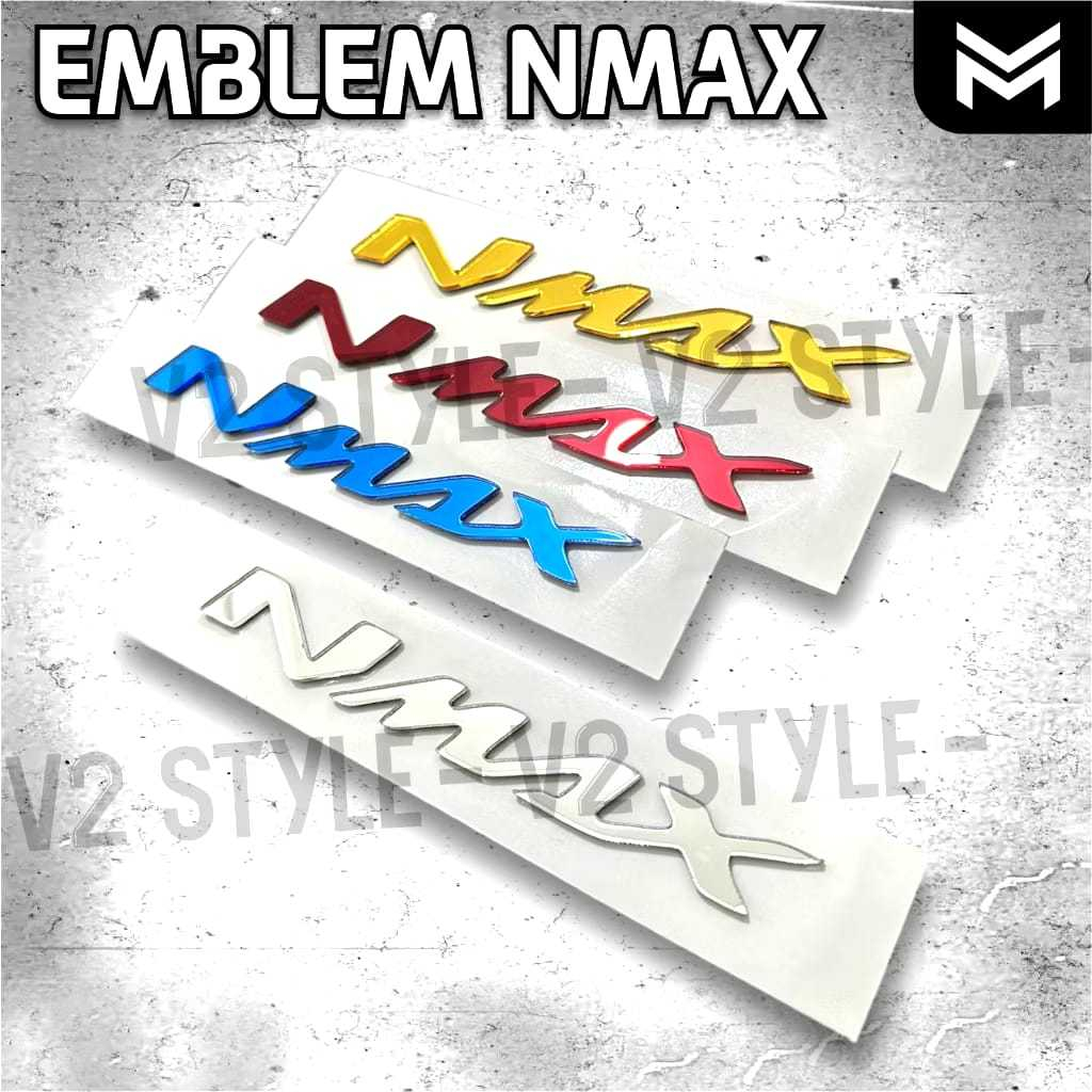 Jual Emblem Logo Nmax Stiker Timbul 3D Akrilik 2PCS | Shopee Indonesia