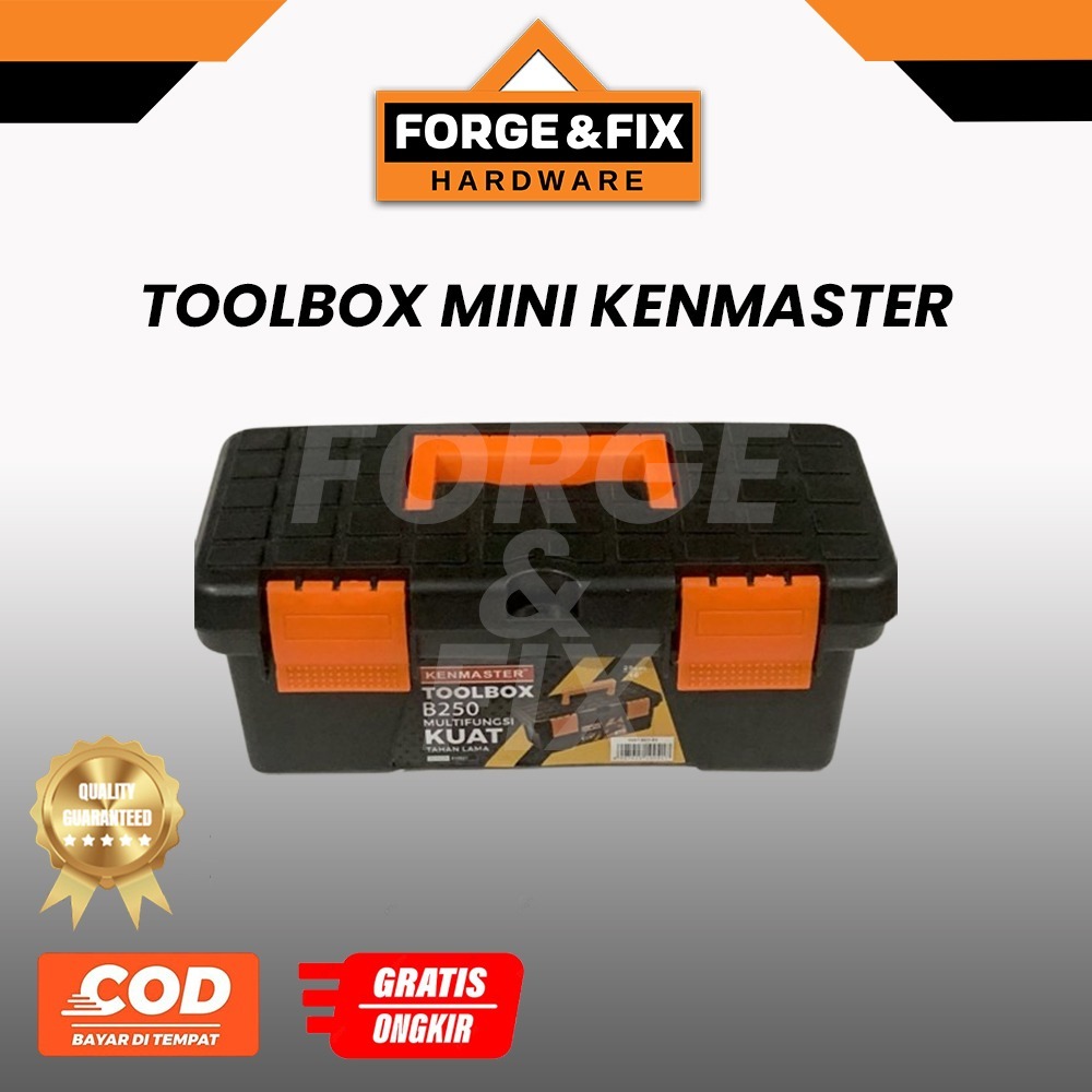 Jual KENMASTER Toolbox Mini Kecil Penyimpanan Alat Perkakas 10 Inch ...