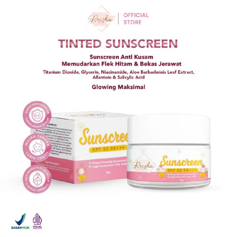 Jual Noera Tinted Sunscreen Reisha Glow Tinted Noera Sunscreen SPF 30 ...