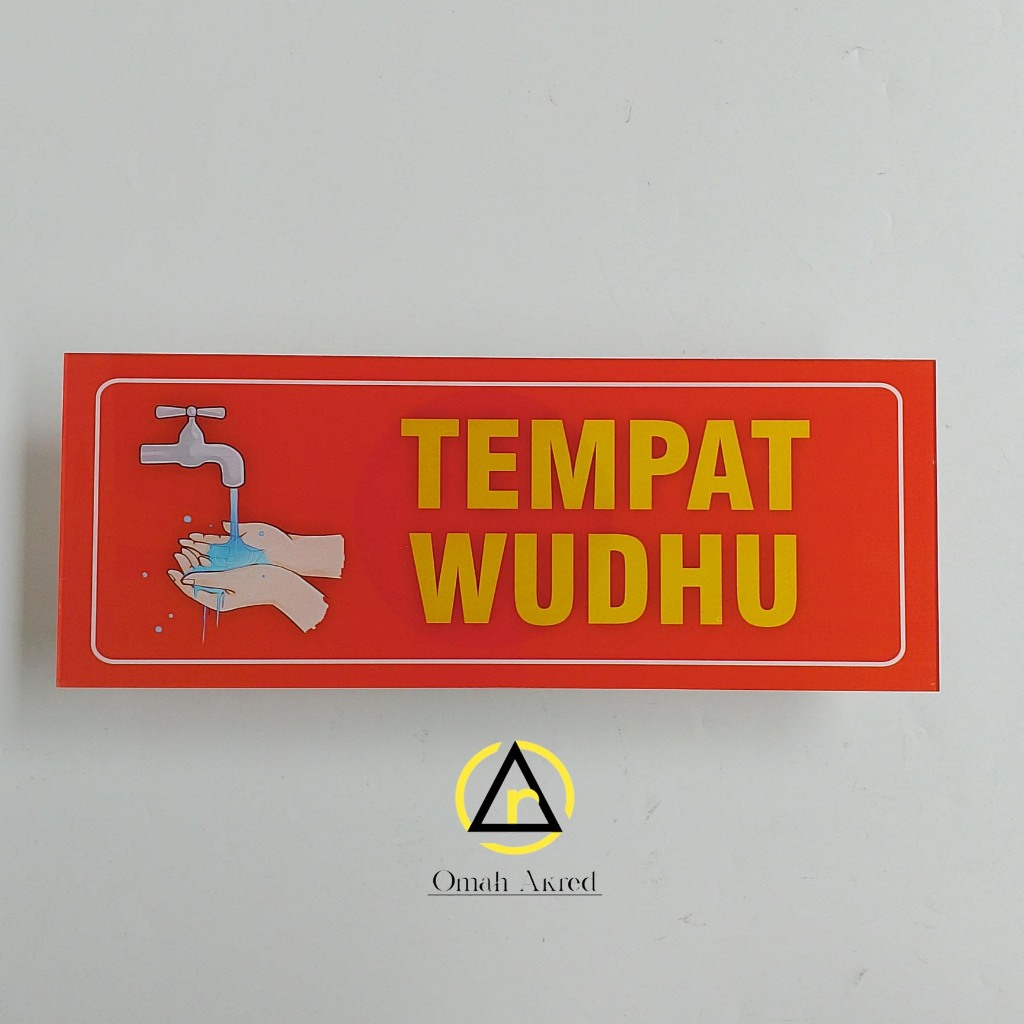 Jual Akrilik Tempat Wudhu - Mushola - Tempat Ibadah | Shopee Indonesia