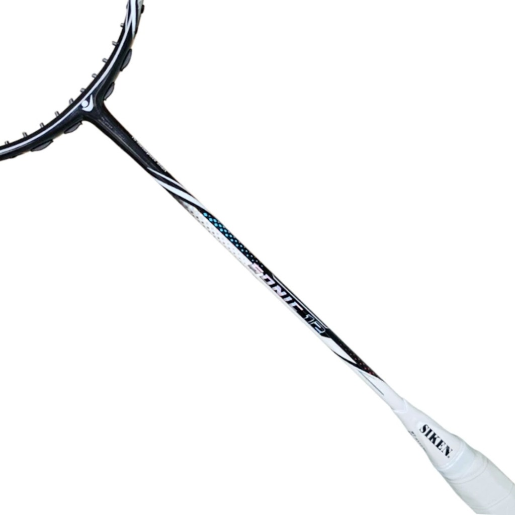 Jual Raket Badminton SIKEN SONIC 12 Black White | Shopee Indonesia