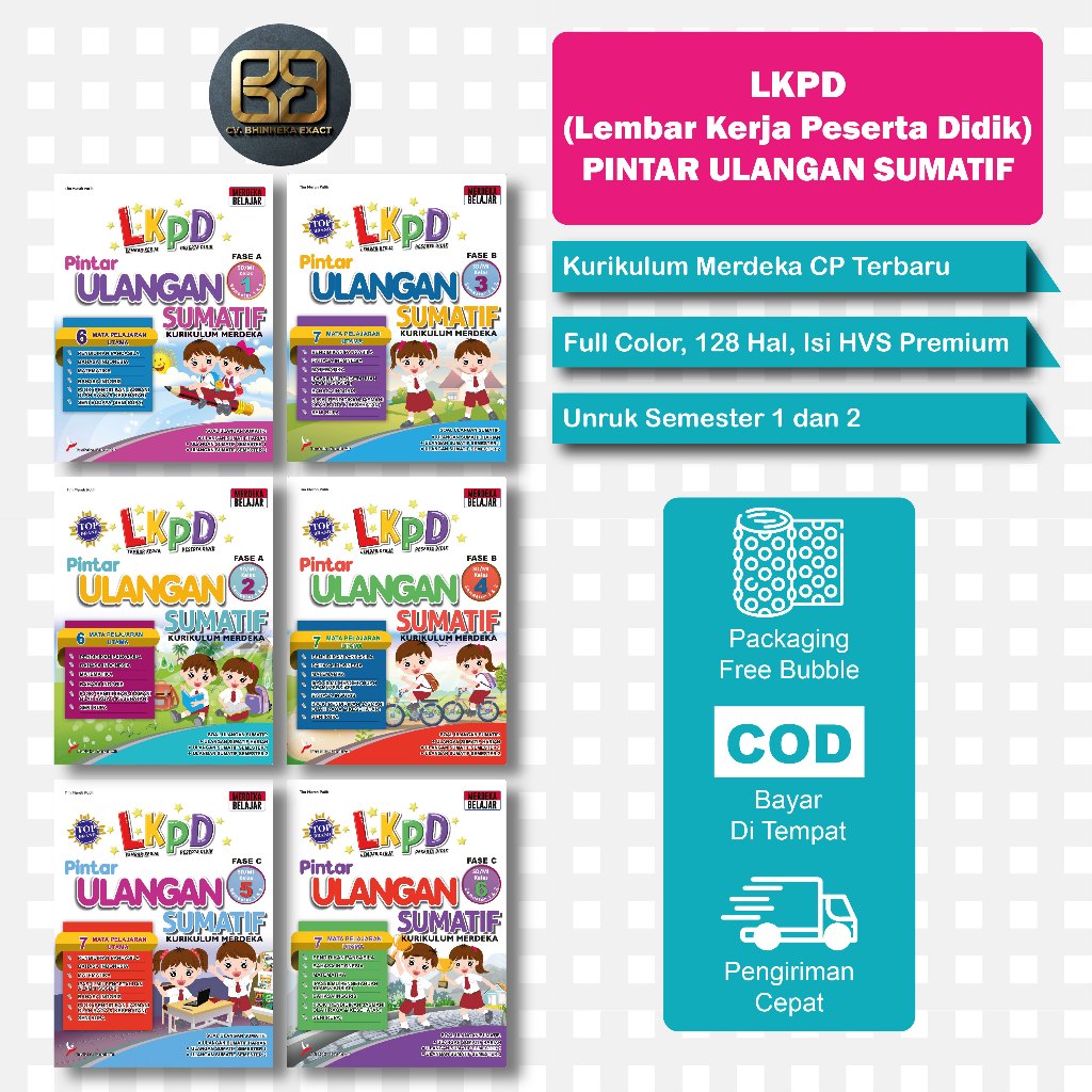 Jual LKPD Pintar Ulangan Sumatif (Lembar Kerja Peserta Didik) Untuk ...