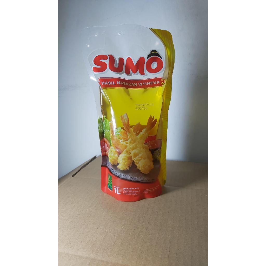 Jual Minyak Goreng Sumo 1 liter (1 dus isi 12 pouch) | Shopee Indonesia