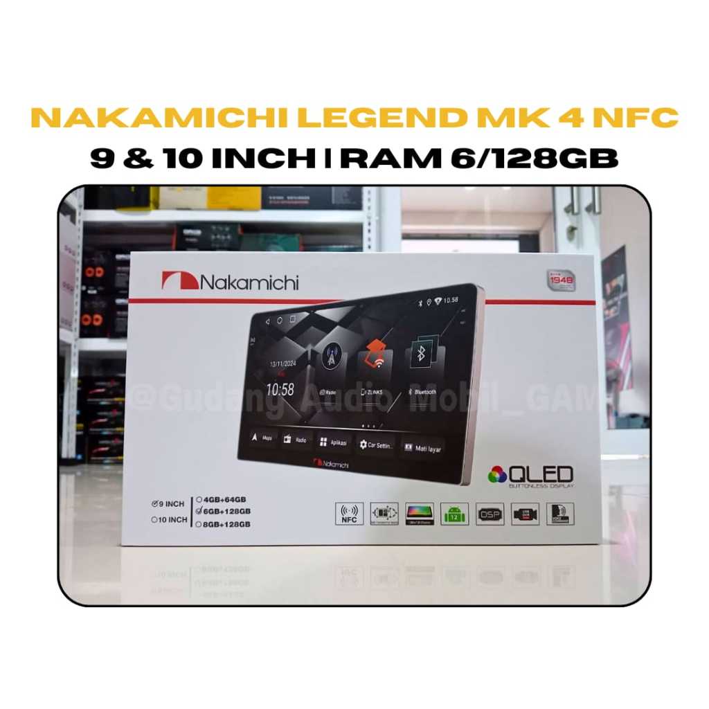 Jual Nakamichi LEGEND MK IV NFC 4/64GB DAN 6/128 GB 9&10" Inch Android ...