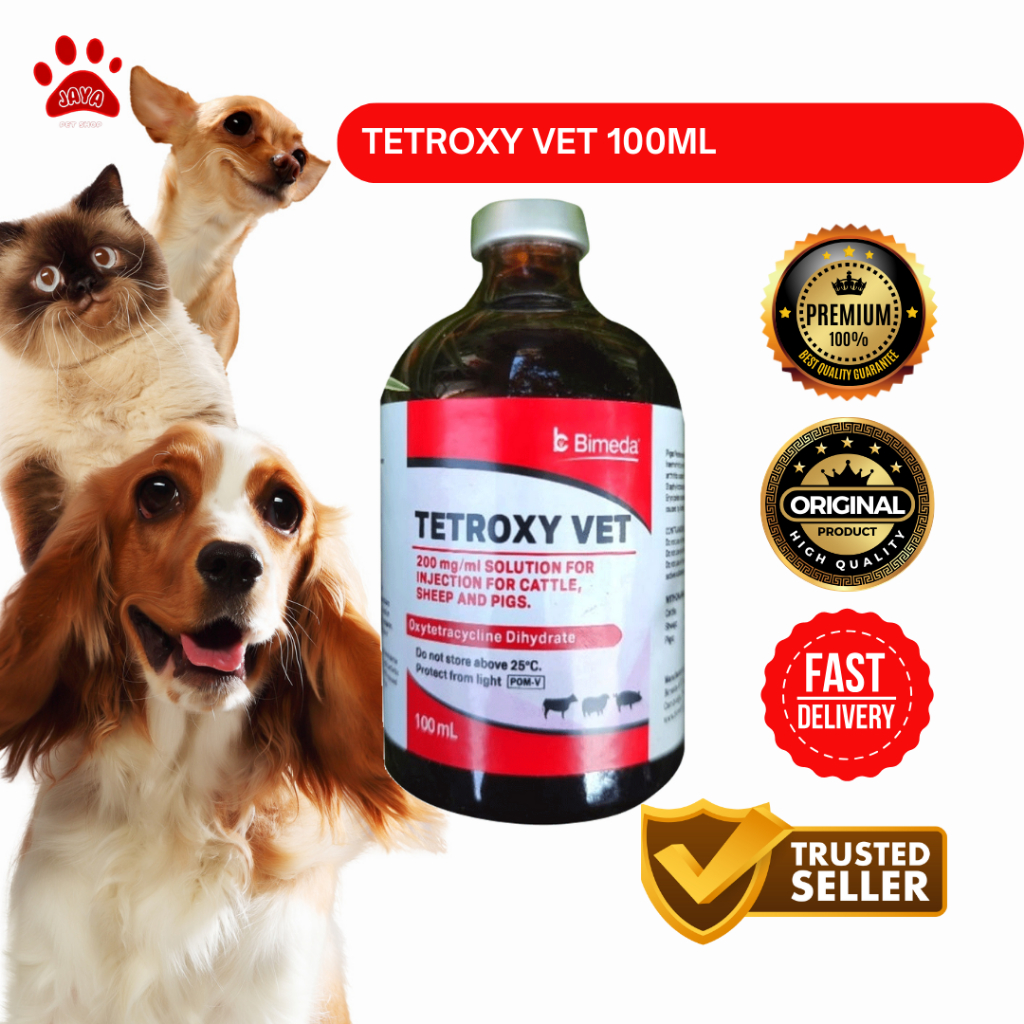 Jual Tetroxy vet 100ml -Tetroxy vet injeksi - Mirip Oxytetra LA - Obat ...