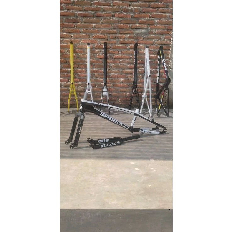Jual frameset speedco custom steel fork zoom | Shopee Indonesia