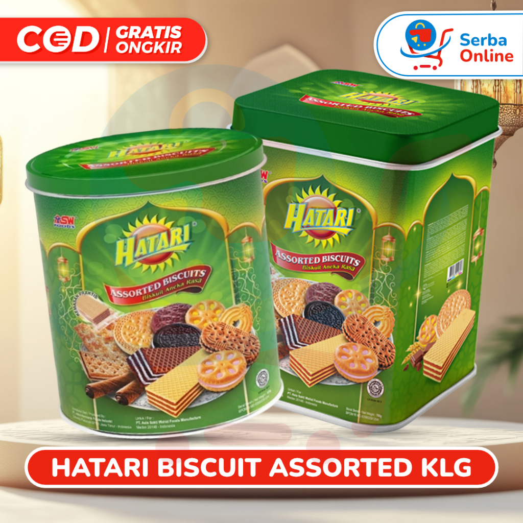 Jual STOK TERAKHIR!!! HATARI BISCUIT ASSORTED KLG 300g & 650g | Shopee Indonesia