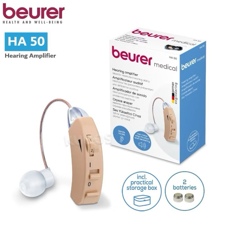 Jual Hearing aid beurer HA 20/Beurer HA 50 Alat Bantu Dengar Buerer HA 20 /Alat Bantu Dengar ...