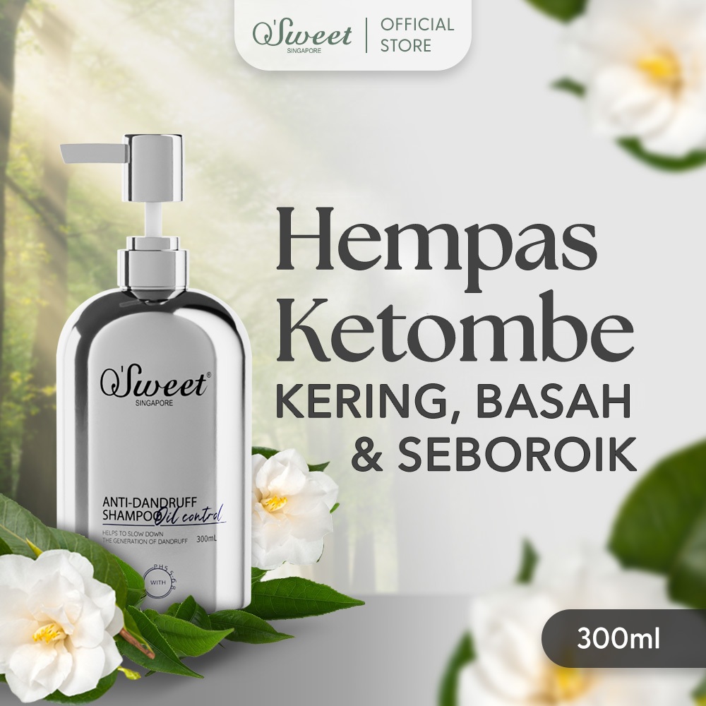 Jual OSweet Singapore Shampoo Anti Dandruff | Shampoo Anti Ketombe Pump ...