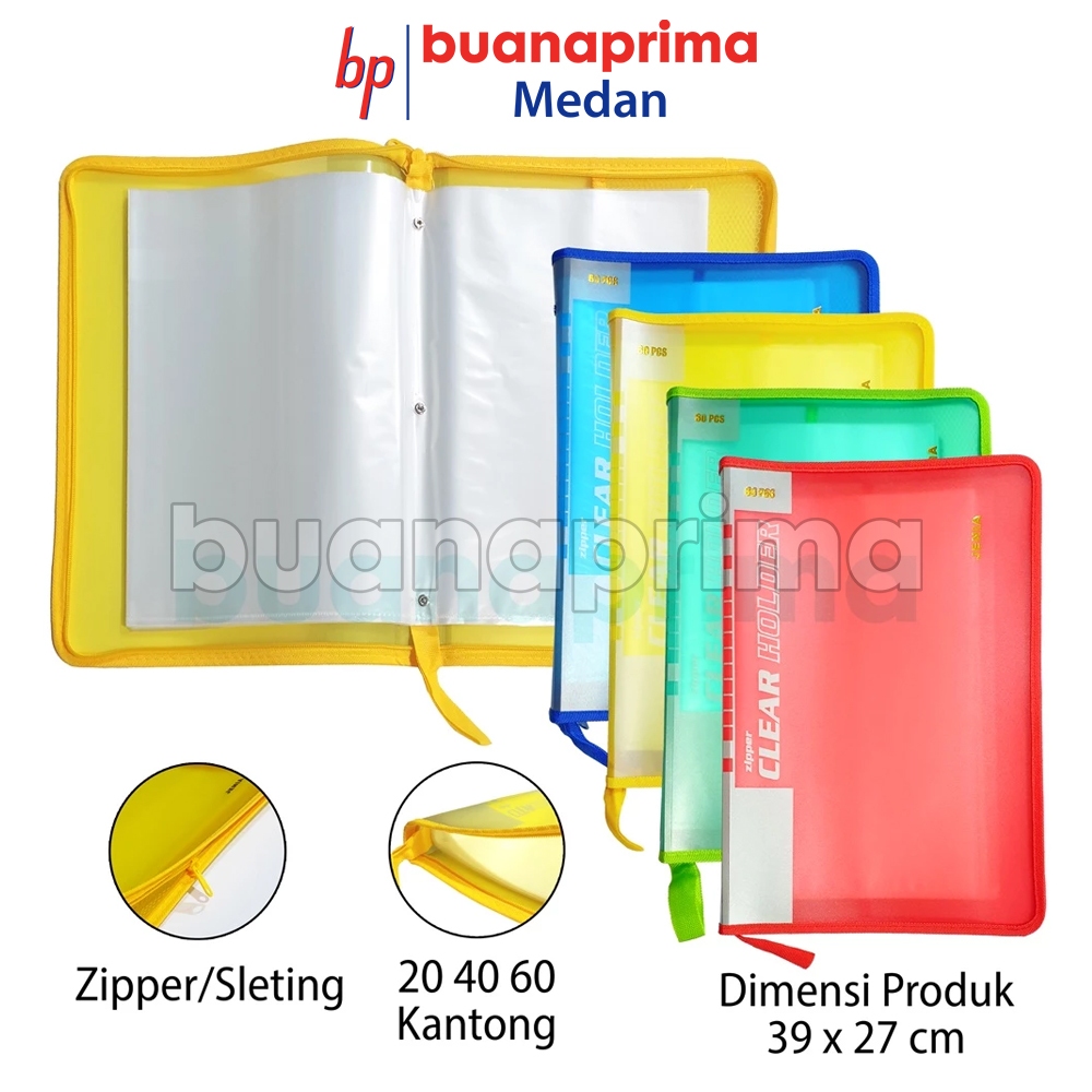 Jual Map DOCUMENT KEEPER JENIA 20 40 60 Kantong Folio Clear Holder ...