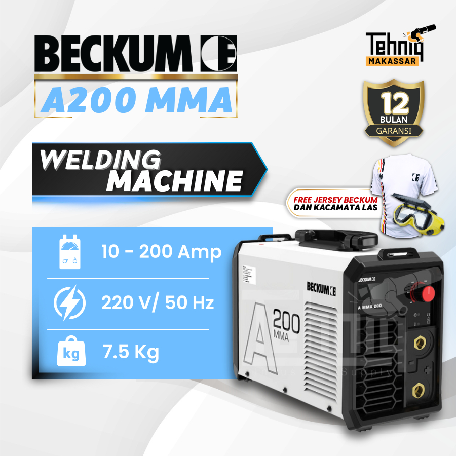 Jual Mesin Las Listrik BECKUM MMA 200 Inverter Welding / BECKUM MMA 120 INVERTER WELDING ...