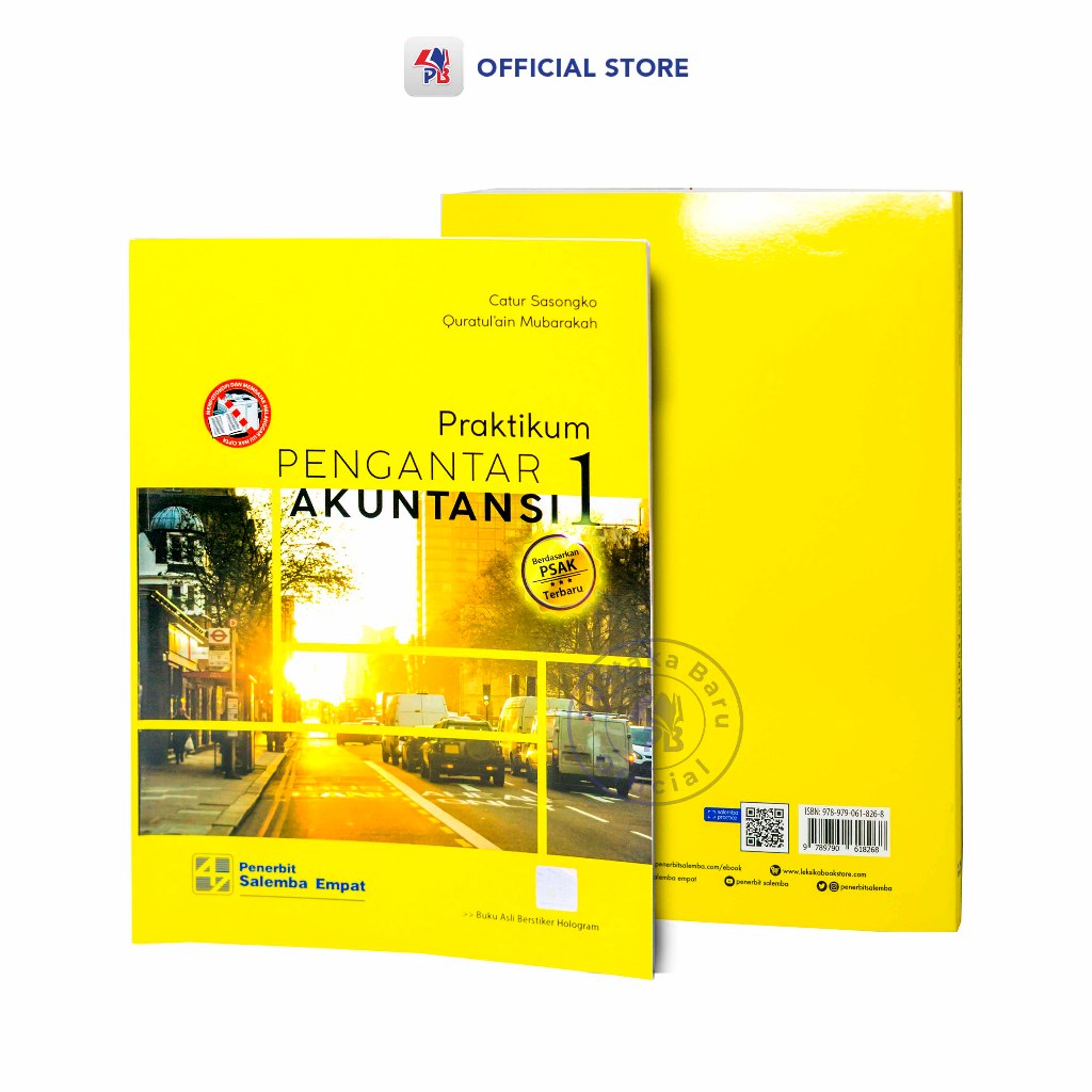 Jual Buku Praktikum Pengantar Akuntansi 1 Berbasis PSAK Terbaru / Salemba Empat / PT Salemba ...