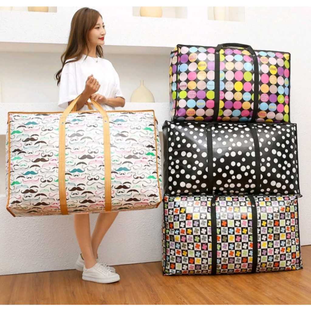 Jual (PS) TAS LAUNDRY JUMBO 70X70X30cm / Tas Karung Belanja Besar Jumbo ...