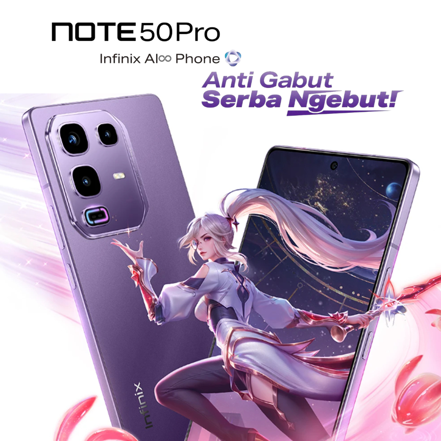 Jual INFINIX NOTE 50 PRO 8GB 256GB GREY PURPLE GREEN BLACK GARANSI ...