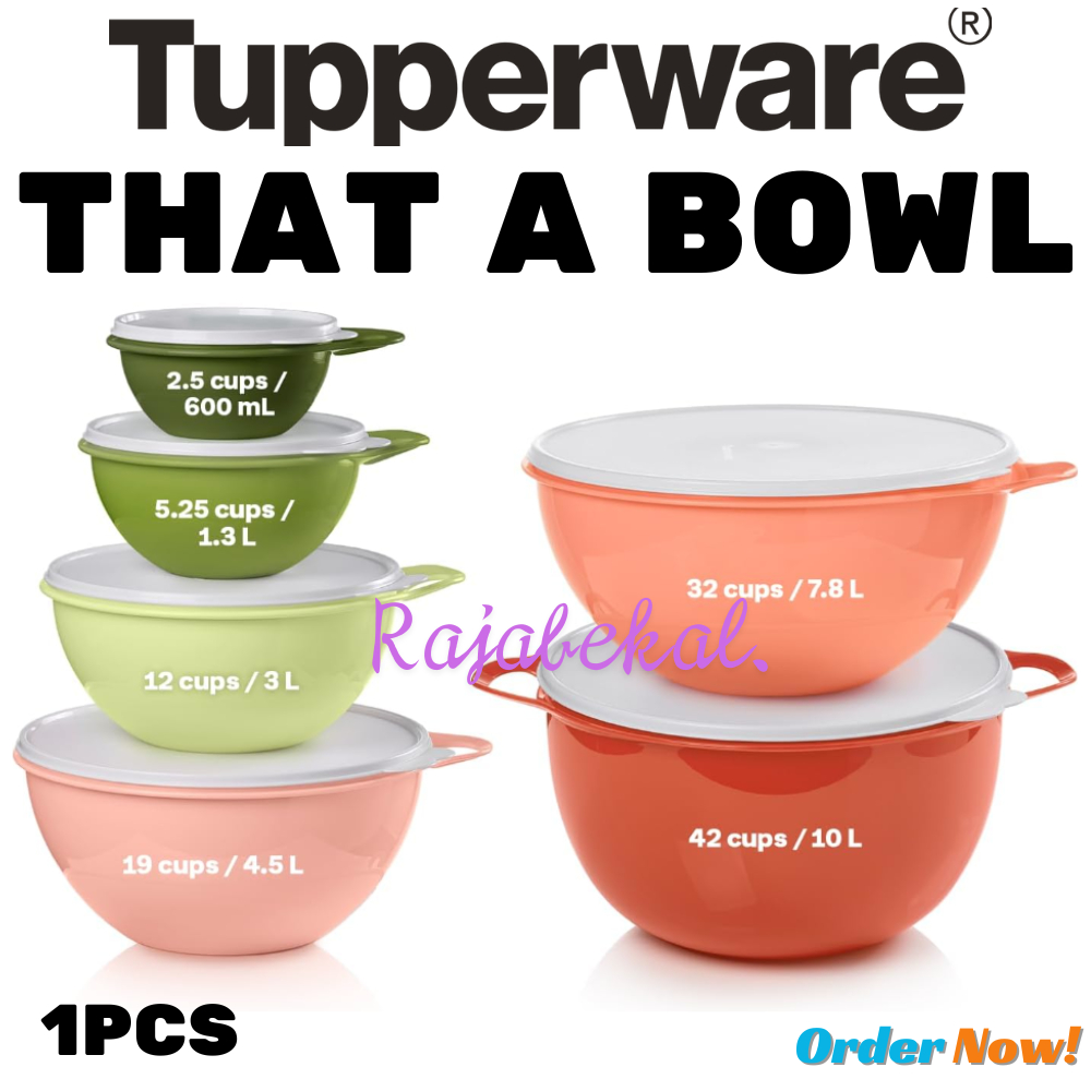 Jual PROMO Tupperware That's a Bowl 600ml 1,3L 3L 7L 10L | Shopee Indonesia