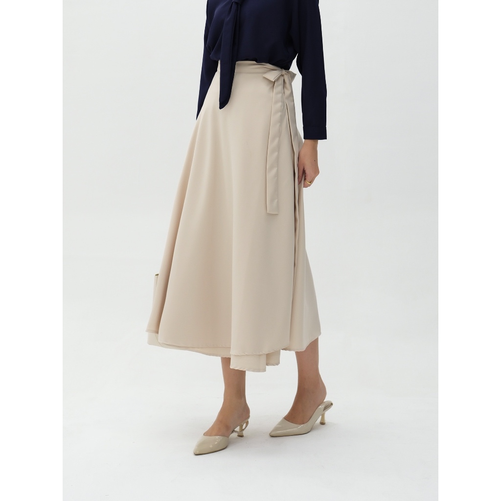 Jual Rok Flare Wanita | Himari Skirt | HULM | Shopee Indonesia