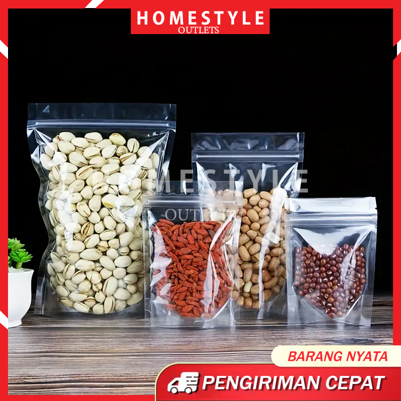 Jual 20PCS Plastik Ziplock Plastik Klip Kantong Plastik Klip Snack PP ...