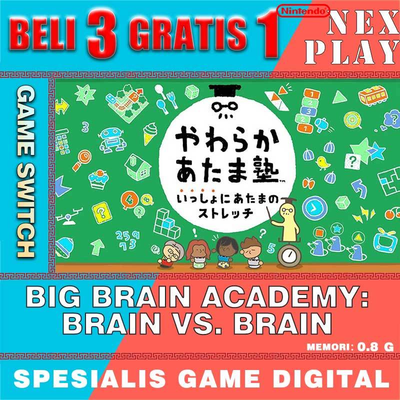 Jual Big Brain Academy: Brain vs. Brain Nintendo Switch Digital Game ...