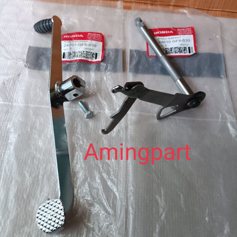 Jual AS OPERAN PERSENELENG + PEDAL OPERAN GIGI HONDA WIN WIN 100 GF6 ...