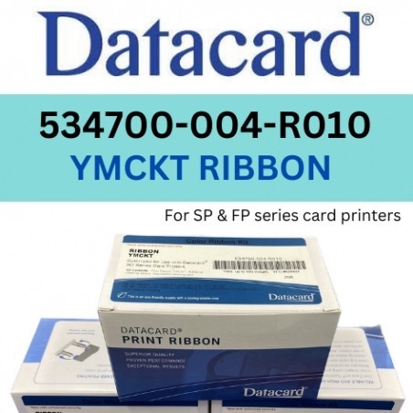 Jual Ribbon Datacard Color YMCKT PN: 534700-004-R010 Original | Shopee ...