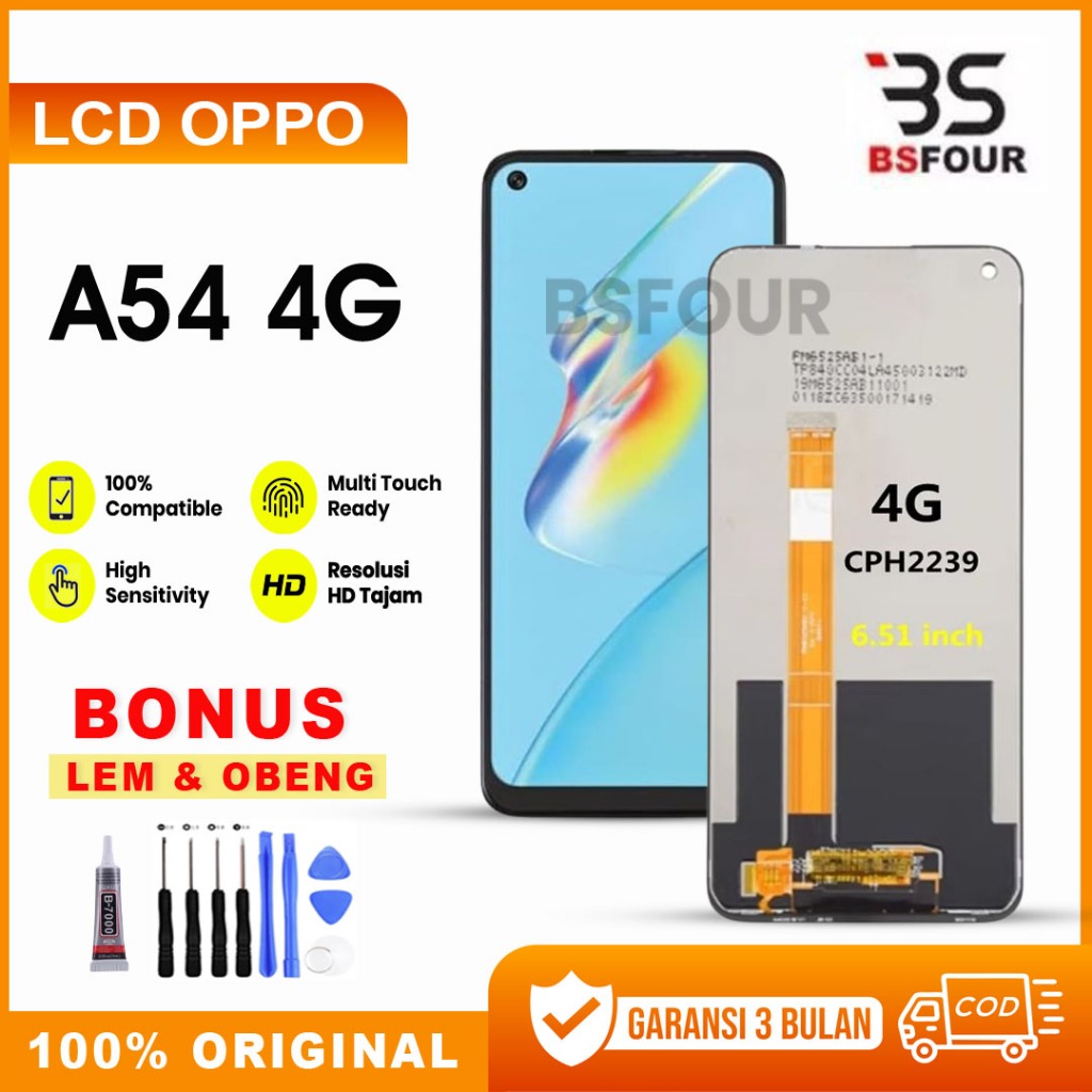 Jual LCD OPPO A54 4G ORIGINAL FULLSET TOUCHSCREEN | Shopee Indonesia