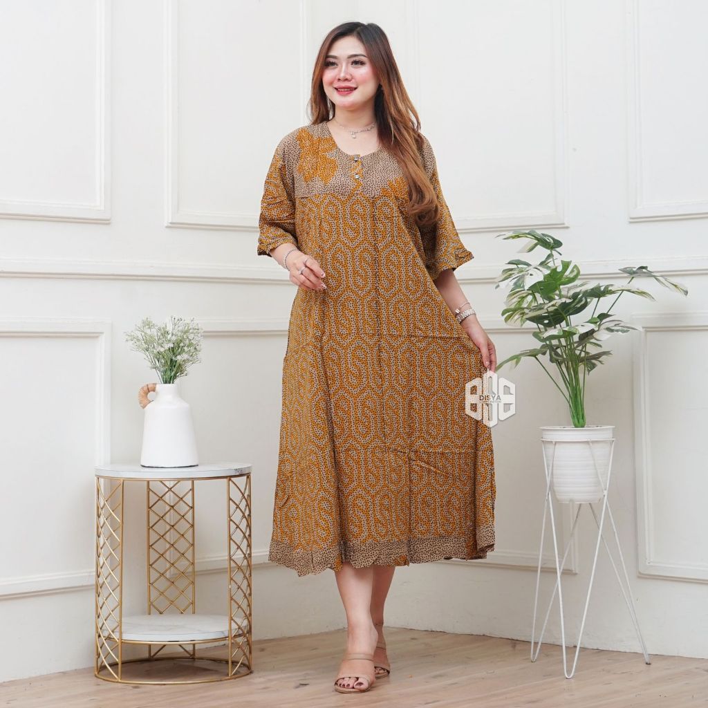 Jual Gavindra Batik - Daster Jumbo Busui LD 130 Kekinian - Daster ...