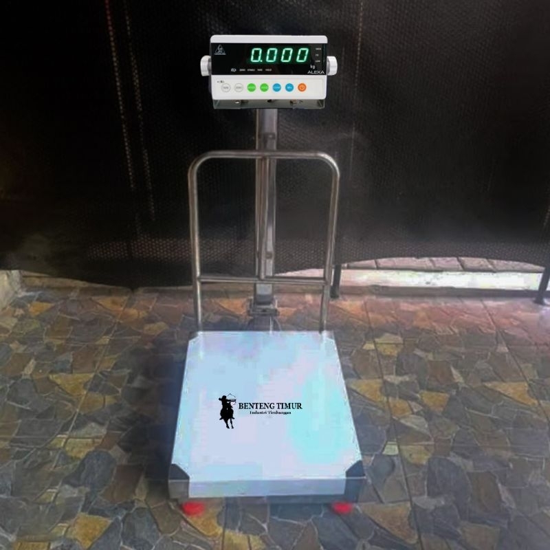 Jual timbangan duduk digital full stainless waterproof anti air kapasitas 300kg size 40x50cm ...