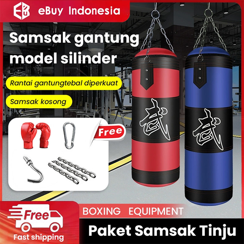 Jual Punching Bag/ Alat Olahraga Boxing/Paket Sarung / Tinju Muay Thai ...