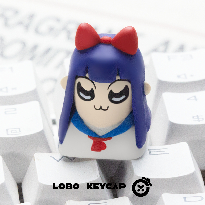 Jual POP TEAM EPIC Popuko Pipimi Mechanical keyboard keycaps ...