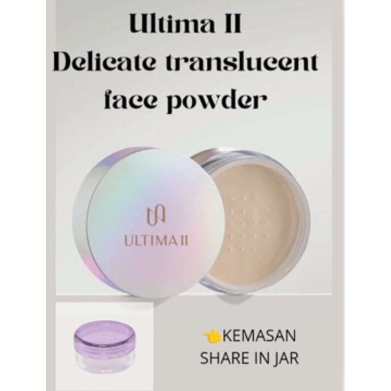 Jual Ultima II Delicate face powder/bedak tabur ultima/Ultima II ...