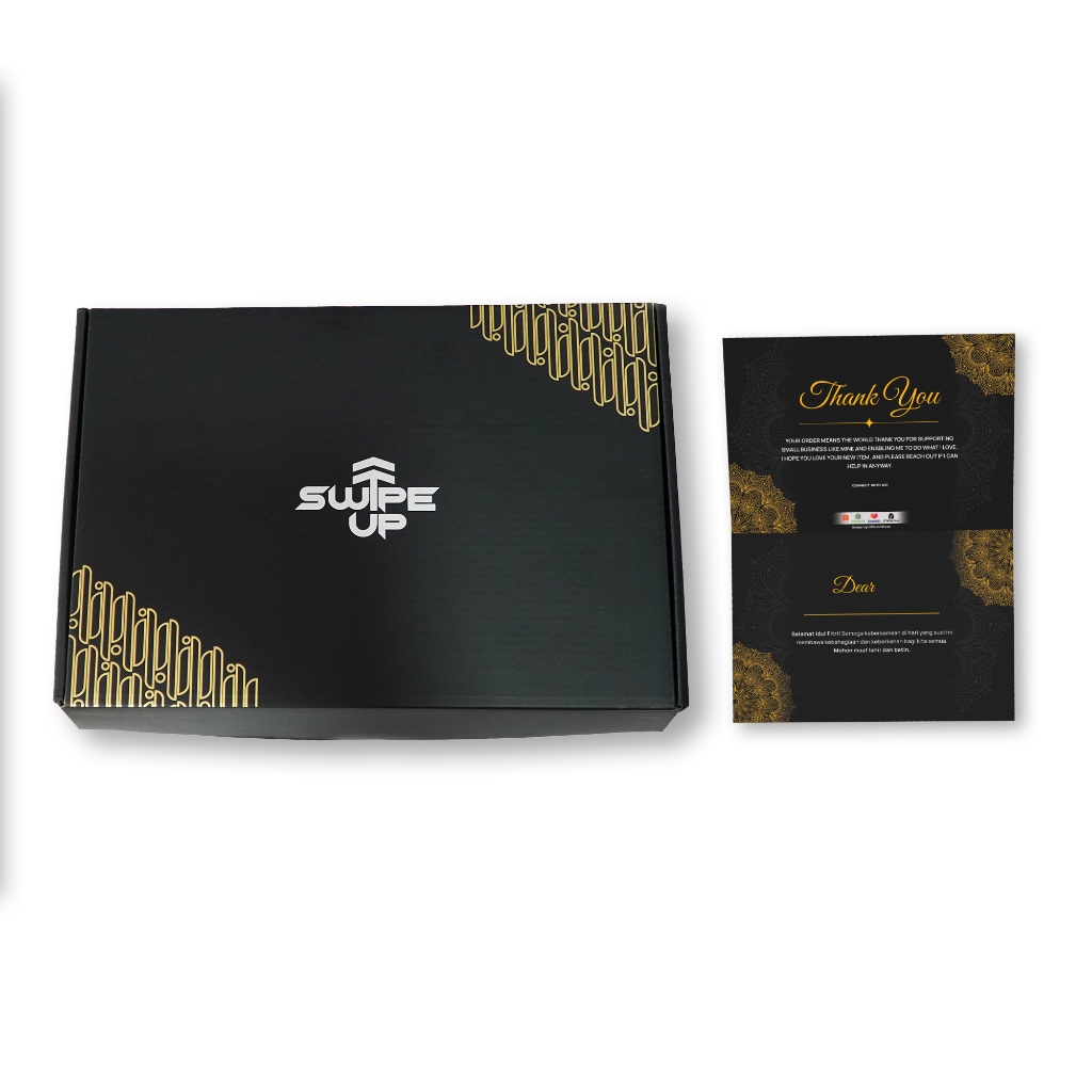 Jual Swipe Up Exclusive Gift Box Premium Ukuran 30x20x5cm | Shopee ...