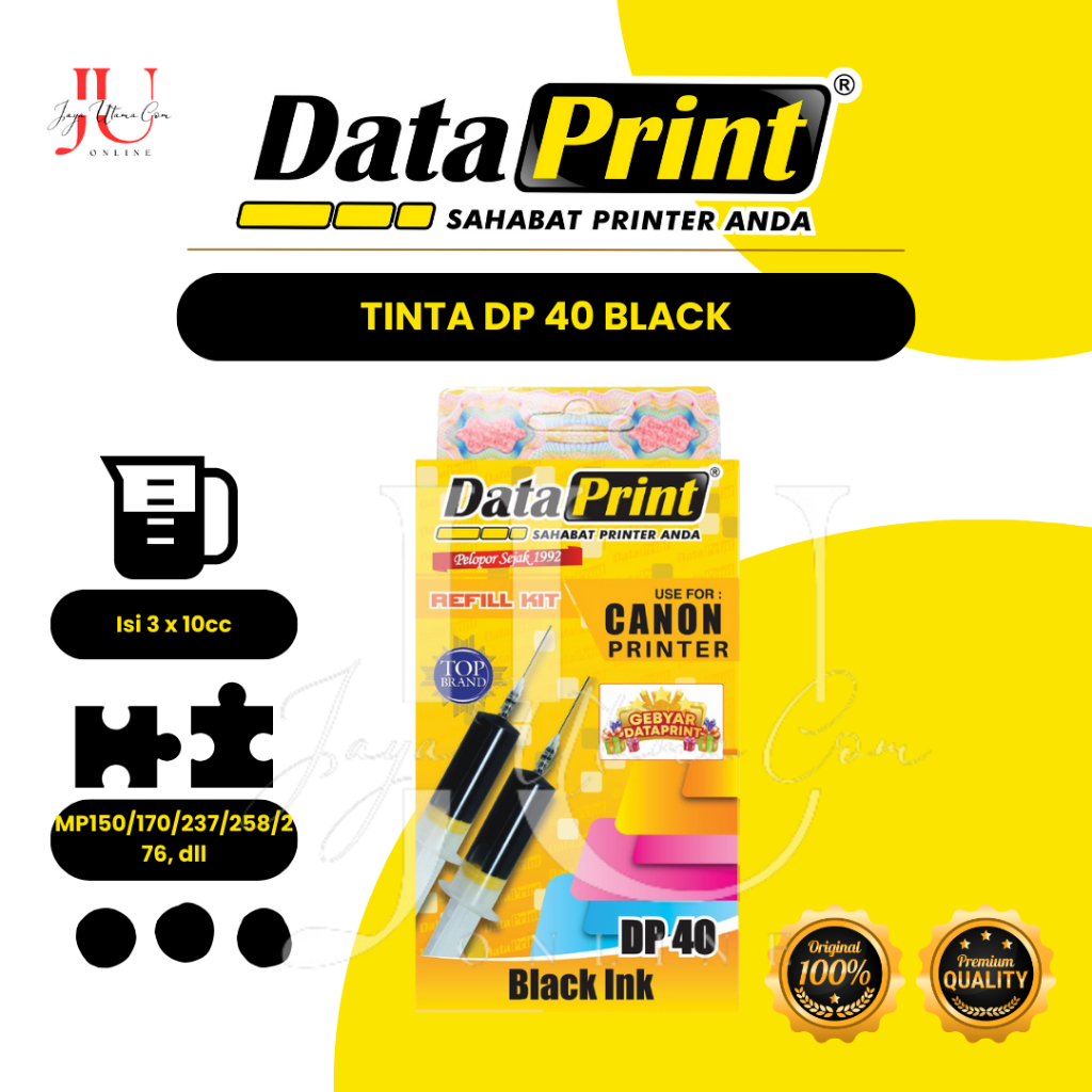 Jual Tinta Data Print DP 40 Black / 41 Color ORIGINAL | Shopee Indonesia