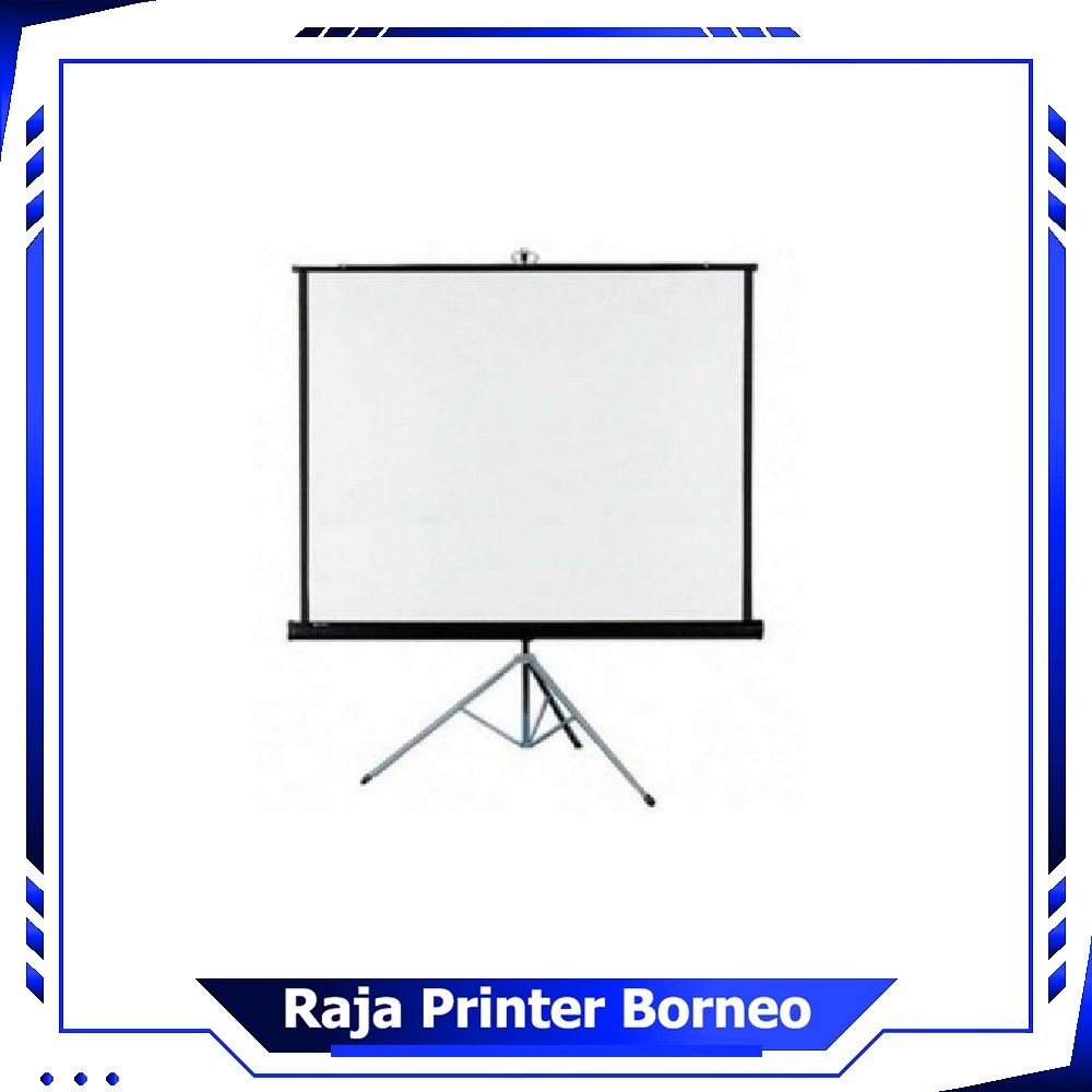 Jual Layar Projector Tripod 96 Inch Letaec Screen Proyector White ...
