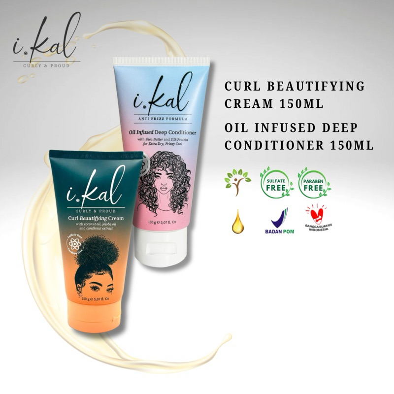 Jual PAKET BUNDLING I.KAL - Infused Deep Conditioner & Beautifying ...