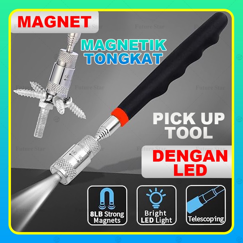Jual Alat Tongkat Magnet Teleskopik Stik Magnet Telescopic Magnetic ...
