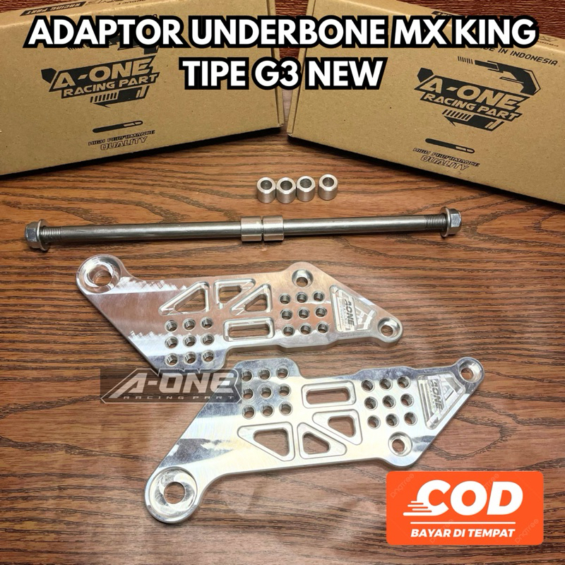 Jual Breket Underbone G3 Mx King V1 / V2 A-One PNP RCB Rapido Bahan ...
