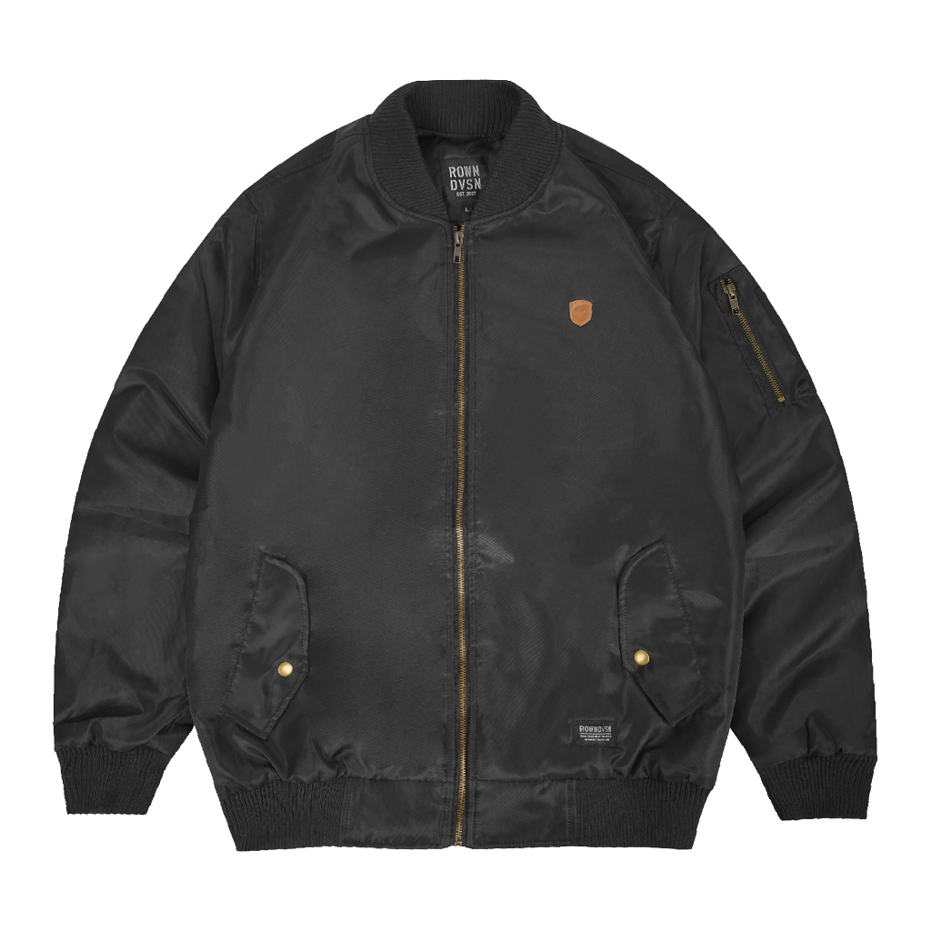 Jual Rown Division Official Bomber Jacket - Rowndvsn Jaket Ursula Black ...