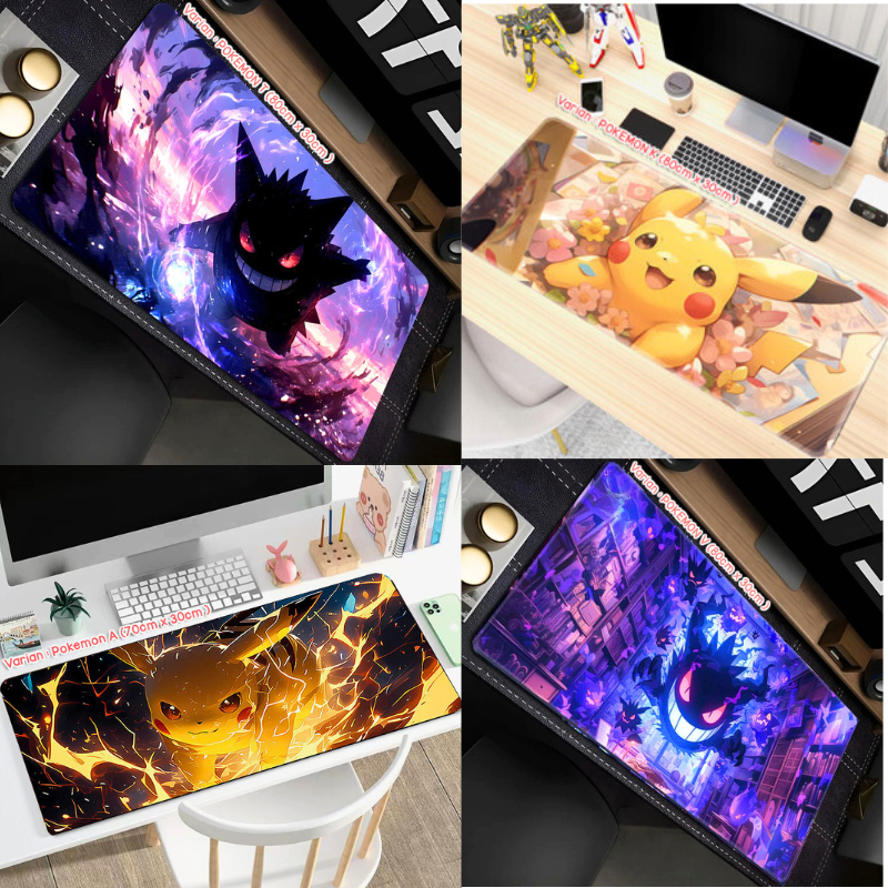 Jual PREMIUM MOUSE PAD POKEMON GAMER ALAS KEYBOARD MOUSEPAD PANJANG ...